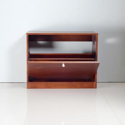 Cina Banco di legno del Governo della scarpa di piccola larghezza del volume 63cm di Brown del pacchetto di KD in vendita
