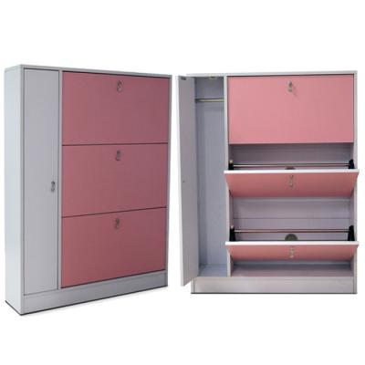 Cina Il MDF regolabile di stoccaggio rosa dell'ombrello ha rispecchiato il Governo della scarpa in vendita