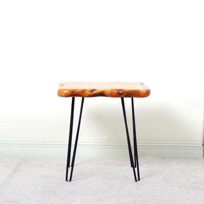 Cina Tavolino da salotto nordico dell'abete di stile 4CM dei piedi pieghevoli del ferro del salone in vendita