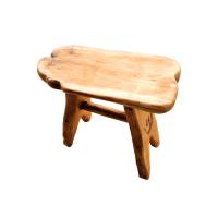 China Practical Cedar 0.115m3 Solid Wood Stool 48CM Height for sale