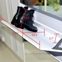 China Full Length Mirror Shoe Cabinet Multi Functional Save Space MDF With Melamine for sale