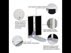 Multifunctional Wall Mounted Ironing Cabinet  8KG Full Length Mirrored