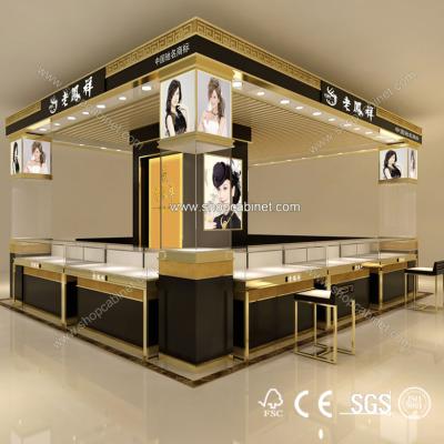 China Customized jewelry showcase /display showcase/glass showcase design for sale