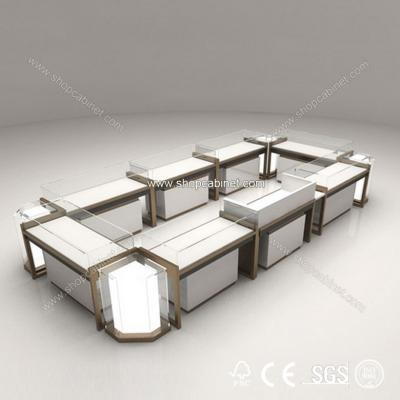 China Modern jewelry shop glass display cabinet showcase/glass display cabinet for sale