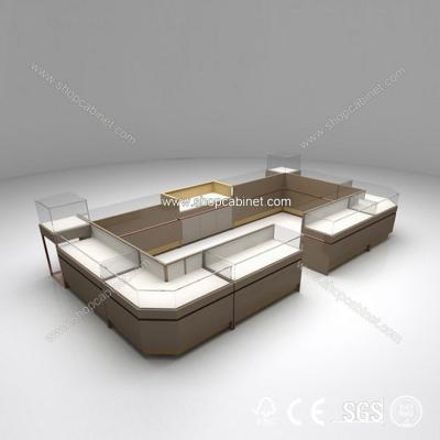 China fashion wall wood showcase designs/jewelry free stand design for sale