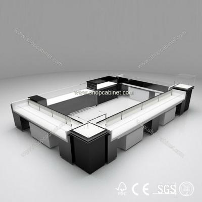 China 2015 hot sale! commercial modern jewelry glass showcase for sale