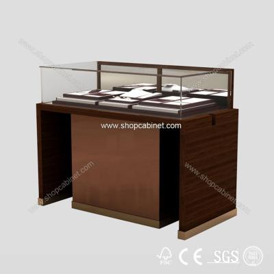 China 2015Jewelry Showcase,jewelry display showcase design/MDF Customized Mall Kiosk for sale