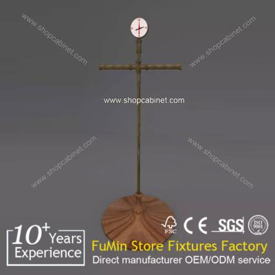 China contemporary invisible wall attachment of various size clothes store wood display shelf for sale