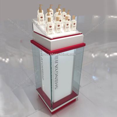 China cosmetic showcase of acrylic display stand for sale
