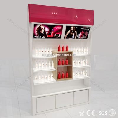 China Free standing cosmetic cabinet showcase display cabinet display showcase for sale