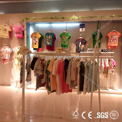 China Double-sided clothes hanging shelf for sale