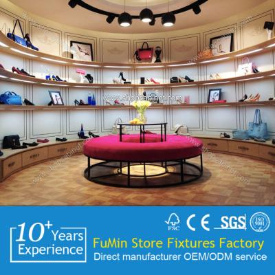 China commercial display shelf clothes display rack cardboard display shelf for sale