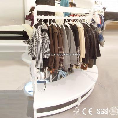 China Top Quality Factory Direct Price Clothes Store Wood Display Shelf for sale