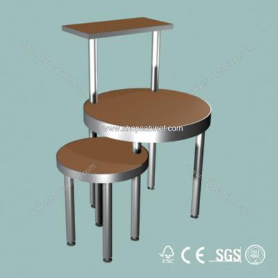 China metal clothes racks / garment display shelf for sale