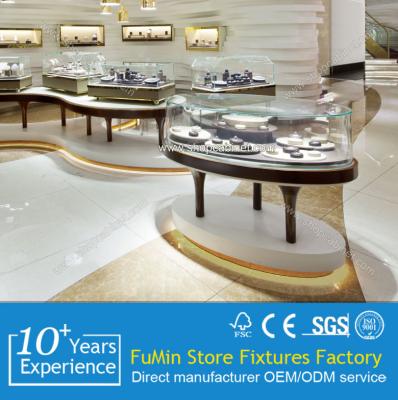 China Top level hot sale jewelry display showcase for necklace for sale