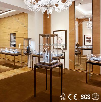 China Morden Design Acrylic Jewelry Display Showcase for sale