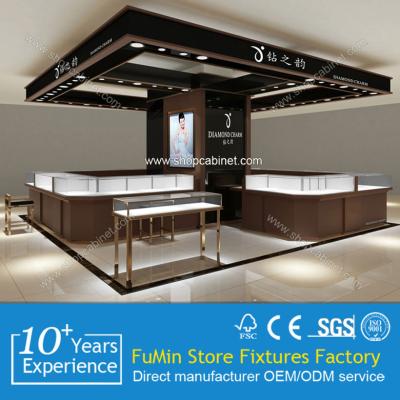 China metal used jewelry showcases for sale