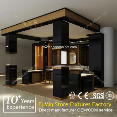 China LED light jewelry display showcase,display cabinet and showcase for jewelry shop for sale