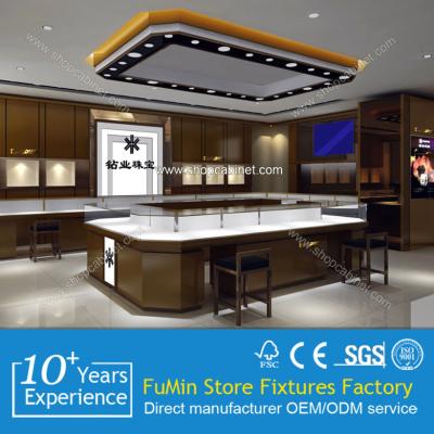 China 2015 new highs end jewelry display showcase for sale