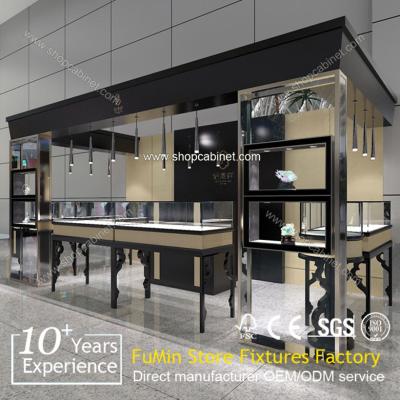 China jewelry showcase displays/jewelry store for sale