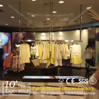 China wooden clothes exhibition display stand for sale