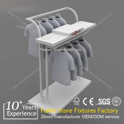 China garment display shelf cloth display rack cloth stand for sale