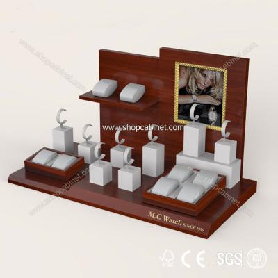 China Hot sale wholesale red acrylic jewelry display props, jewelry display stand for sale