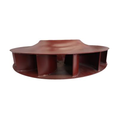 China High-Strength Red Centrifugal Fan Impeller (Garbage Suction Special)， Industrial-Grade Corrosion-Resistant Red Steel Impeller, Fan Auxiliary Blowing & Debris-Suction Component for sale