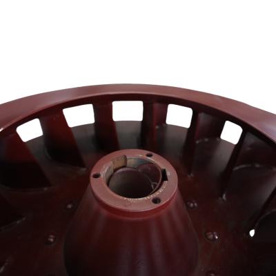 China High-Strength Red Centrifugal Fan Impeller (Garbage Suction Special)， Industrial-Grade Corrosion-Resistant Red Steel Impeller, Fan Auxiliary Blowing & Debris-Suction Component for sale