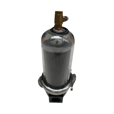 China High-Pressure Cleaning Water Filter Assembly for Sweeper-Scrubbers & Sanitation Trucks, Transparent PC Shell, Stainless Core, Precision Filtration, Leak-Proof, Water-Saving, Durable for sale