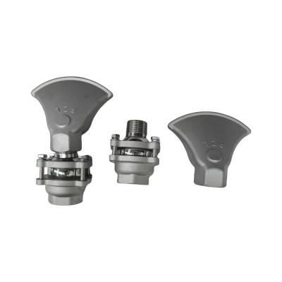 중국 유니버설 스프링클러 손바닥 집합 - 고압, 알루미늄 합금, 청소기 앞 노즐, 도로 빨래 및 거리 청소, 스프링클러 노즐 액세서리 판매용