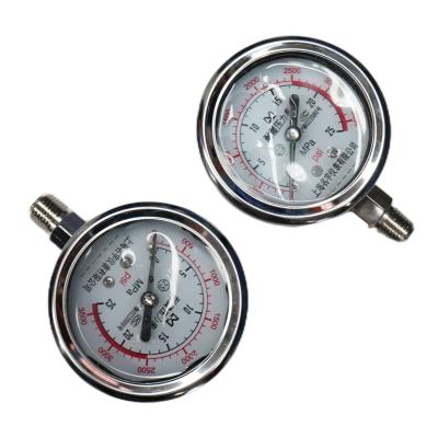 中国 スイーパー車高圧水ポンプ用圧力計：最大圧力25MPa、ポンプ/機械の作動圧力を表示・監視 販売のため