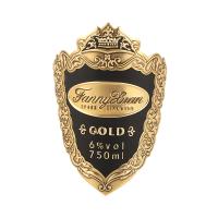 Quality Customization Metal Wine Labels Roll Pack Texture Metallic Foil Label for Red for sale