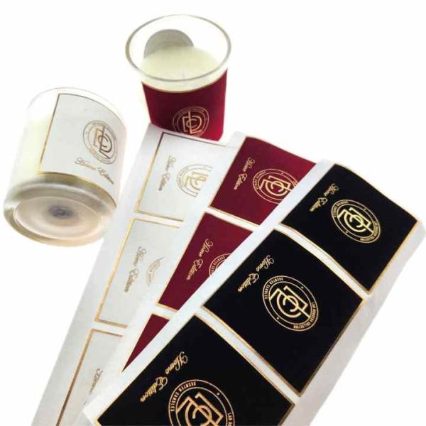 Quality Velvet Candle Label Printing Scent Luxury Private Label Candle Jar Perfume for sale