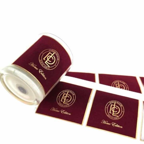 Quality Velvet Candle Label Printing Scent Luxury Private Label Candle Jar Perfume for sale
