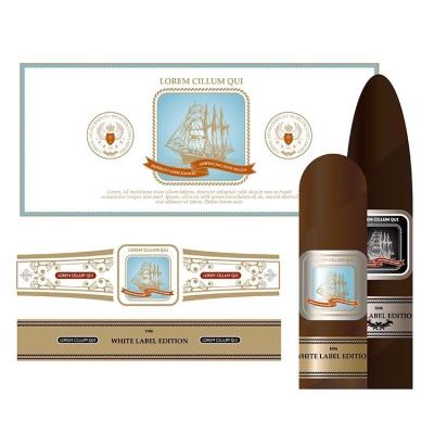 China Impresión de etiquetas de cigarrillos en papel de oro CMYK Impresión de etiquetas de logotipos personalizados en venta