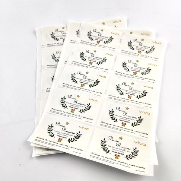 Quality Waterproof PVC PE Adhesive Label Sticker High Quality Sticker Paper Homemade for sale