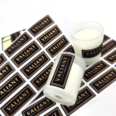 China Etiquetas de garrafas de perfumes transparentes Garrafas de aromas Etiquetas de velas personalizadas Eco-friendly Waterproof à venda