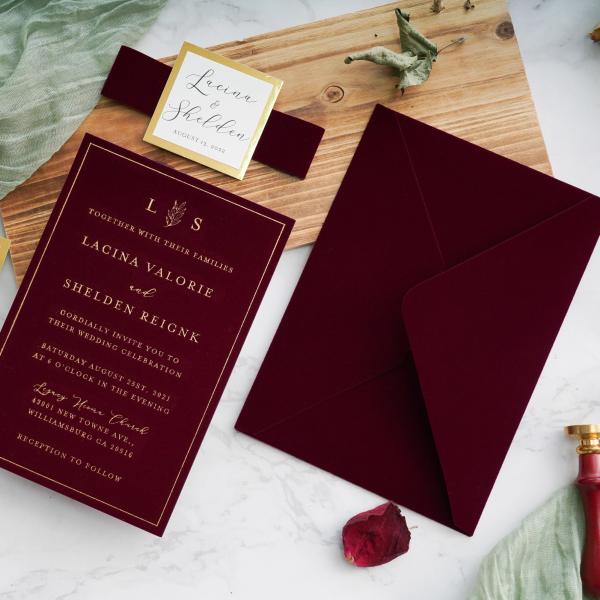 Quality Waterproof Candle Label Printing Cards Velvet Square Cards For Holiday for sale