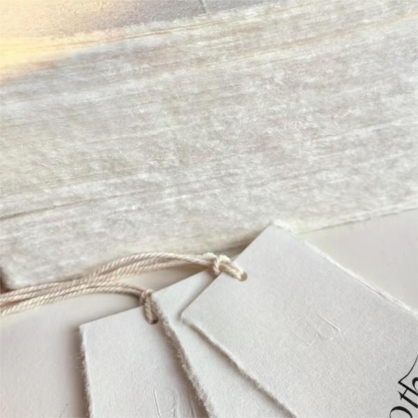 Quality Cold Stamping Custom Gift Tags Paper Anti Counterfeit Labels Kraft Paper Hang for sale