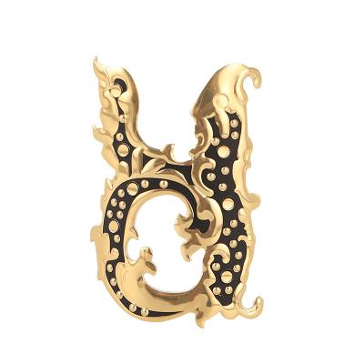 Cina Logo personalizzato Bottiglie di lusso Metal Aluminico Etichetta del vino Adesivo con disegno in rilievo in vendita