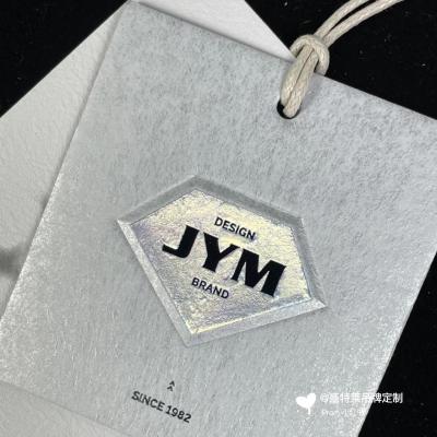 China Luxury Hanging Label Free Swing Hangtag Printed Paper hang Tag for sale