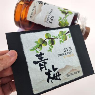 China Red Wine Bottle Label Stickers Whisky & Brandy Birthday Party Decorations for sale