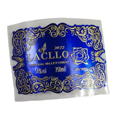 Cina Etichette metalliche riciclabili per carta Forma personalizzata Decorazione regalo festa di compleanno Imbottitura di bottiglie di vino Adesivi in vendita