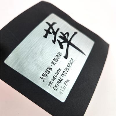 Cina Etichetta metallica autoadesiva per vino in vendita