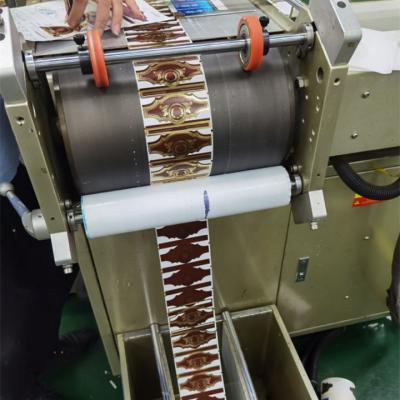 China Custom Label Sticker Hot Sale Cigar Label Sticker Embossing Printed Unique Shape UV Gold Cigar Ring Label Adhesive Waterproof Cartoon Label Printing Sticker for sale