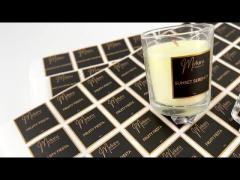 Stickers waterdicht vinyl sticker etiketten voor zeepkaars parfum pot verpakking