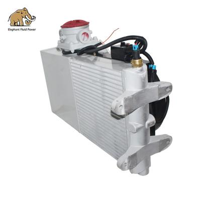 China In Lager Betonmischer Ölkühler Kühler 18L 20L 24L 26L Ventilator, für Betonmischer Lkw Herstellung, Reparatur zu verkaufen