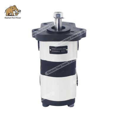 China Heavy-duty stable 3661228M91 hydraulic gear pump: original factory-grade, direct-fit, dual-stage high-pressure, high-efficiency delivery. for sale