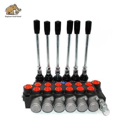 China 6 Spool Hydraulic Directional Valve Control Block 6 Spool Ot for sale